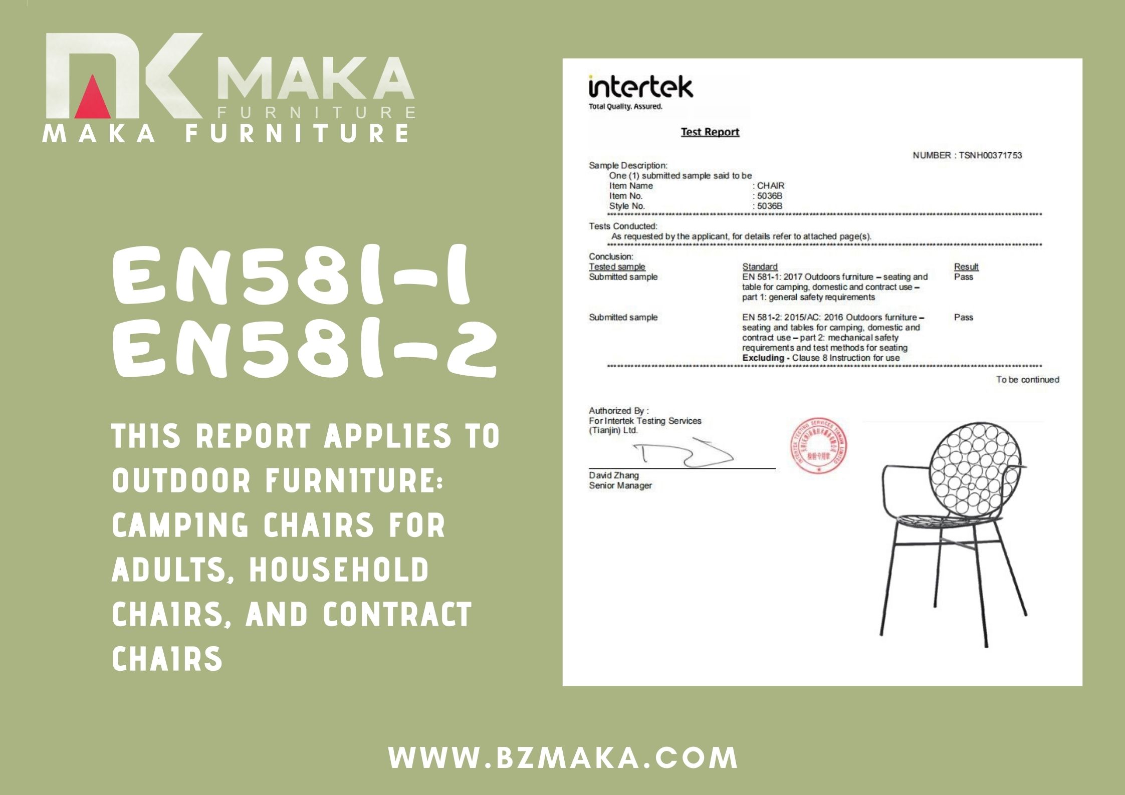 EN581-1, EN581-2 of Art Chair | bzmaka