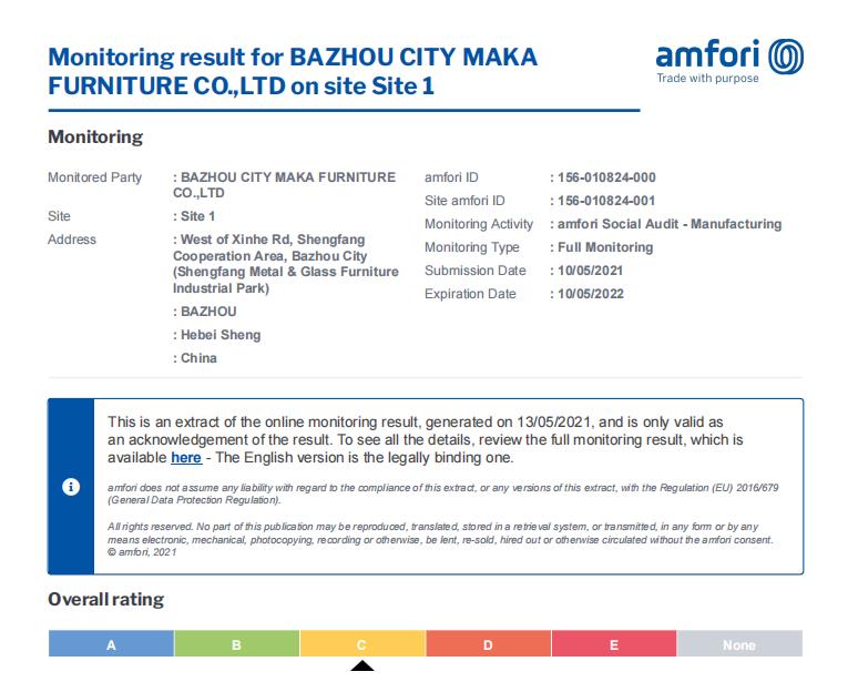 BSCI audit factory - Your reliable supplier | bzmaka