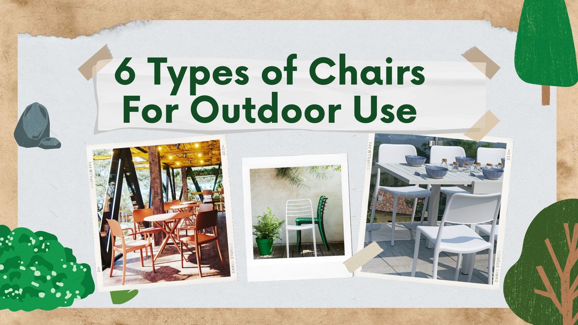 6 Types of Chairs For Outdoor Use | bzmaka